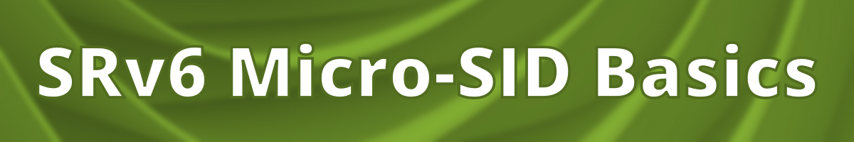 SRv6 Micro-SID (uSID) Basics